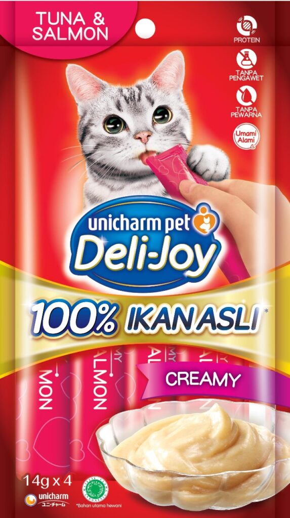 Deli-Joy Creamy Tuna & Salmon – Unicharm Pet Indonesia