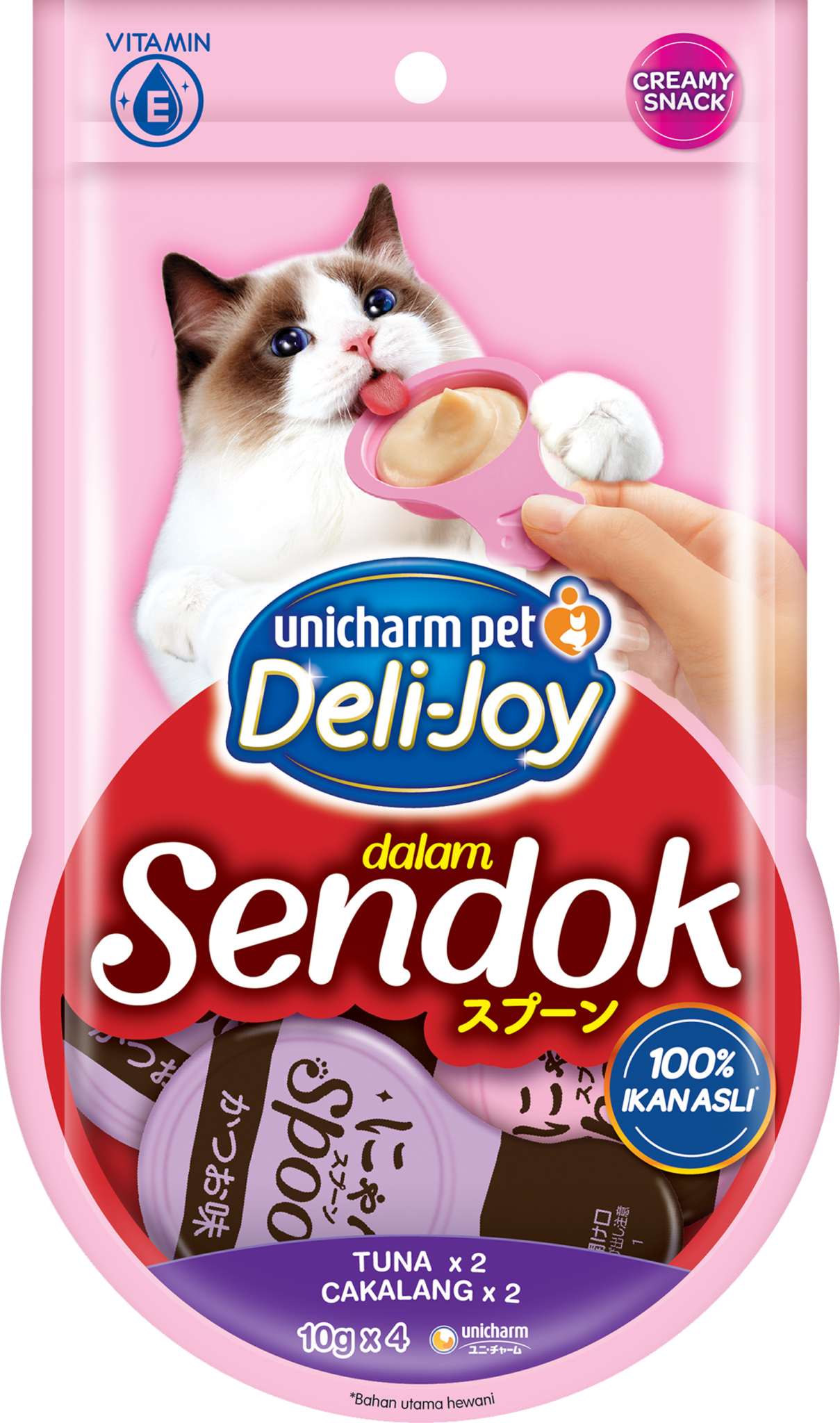 Deli-Joy Sendok Tuna & Cakalang – Unicharm Pet Indonesia
